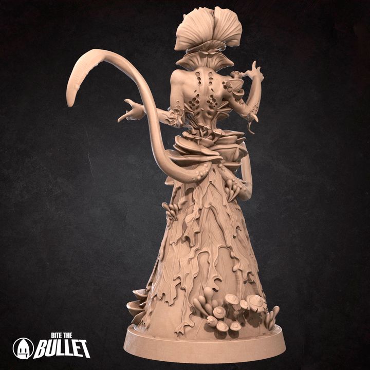 3D Printable Zuggy, Queen of Fungi (2 Versions) by Bite the Bullet