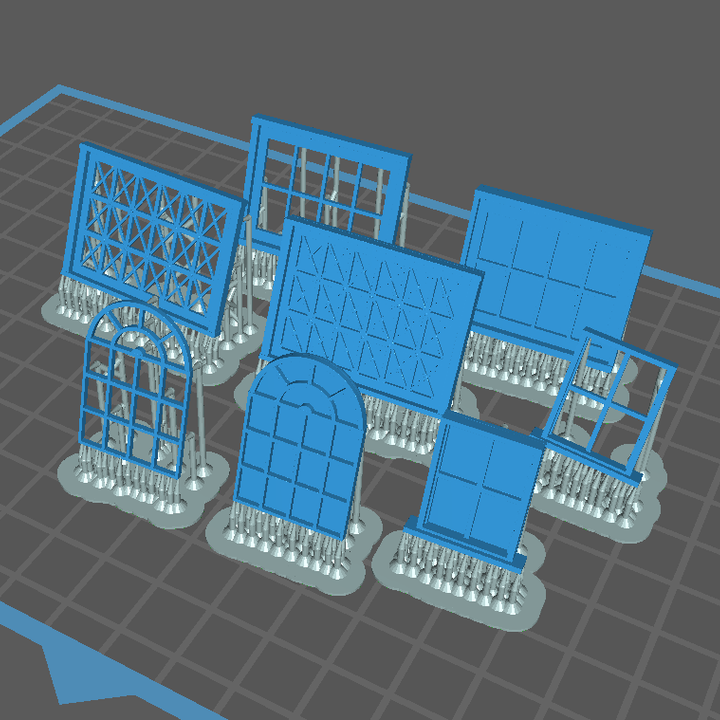 3D Printable Set of Windows by Oliver Spaeth
