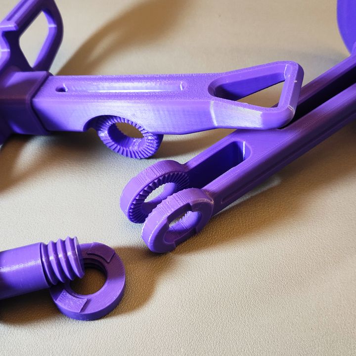 3D Printable Adjustable Tablet Stand 2 by MING