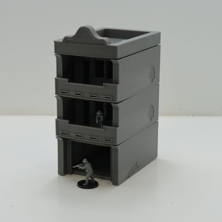 3D Printable Vietnam Urban Building (VUBT1) - Wargaming Terrain by ...