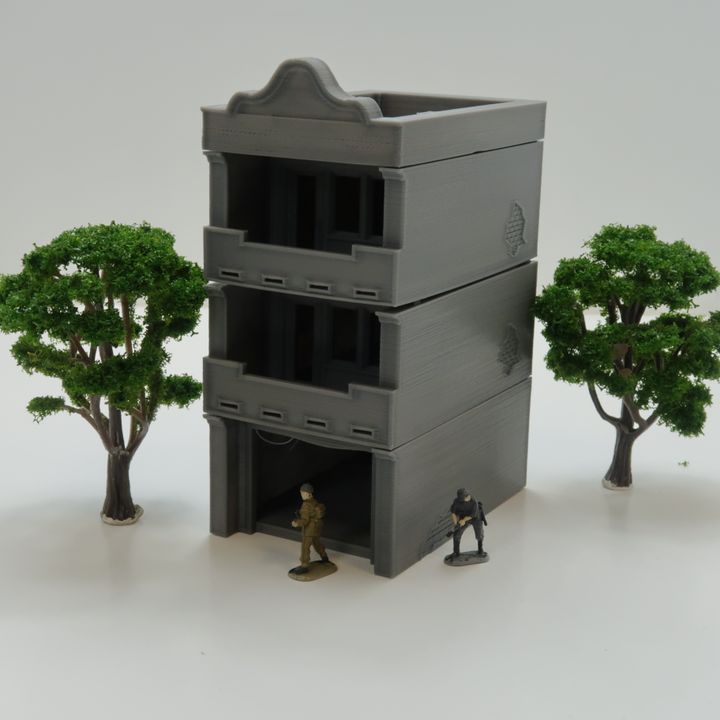 3D Printable Vietnam Urban Building (VUBT1) - Wargaming Terrain by ...