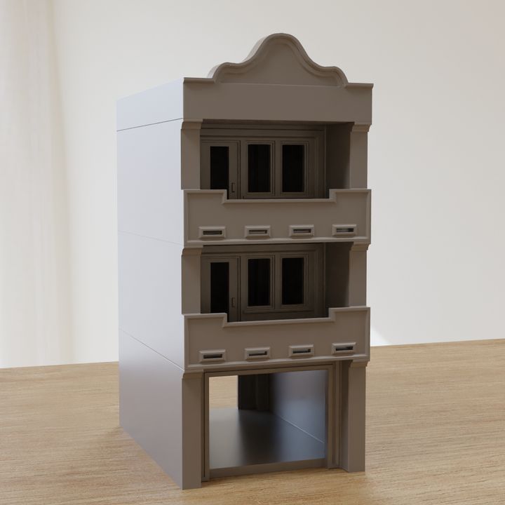 3D Printable Vietnam Urban Building (VUBT1) - Wargaming Terrain by ...
