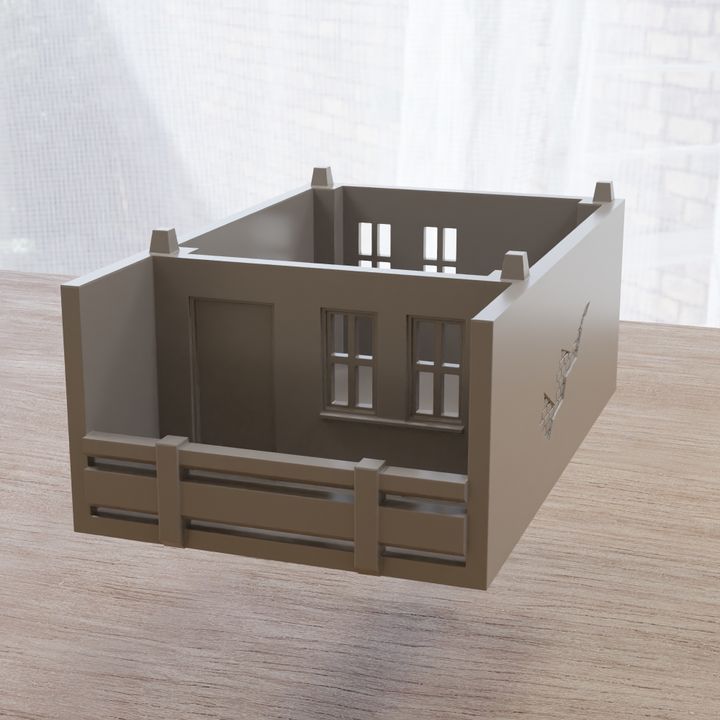 3D Printable Vietnam Urban Building (VUBT4) - Wargaming Terrain by ...