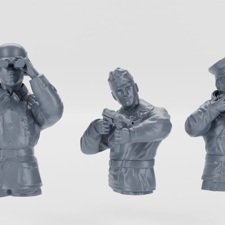 3D Printable Panzer IV Ausf.F tank with the short 75mm gun + 3 Tankmen ...