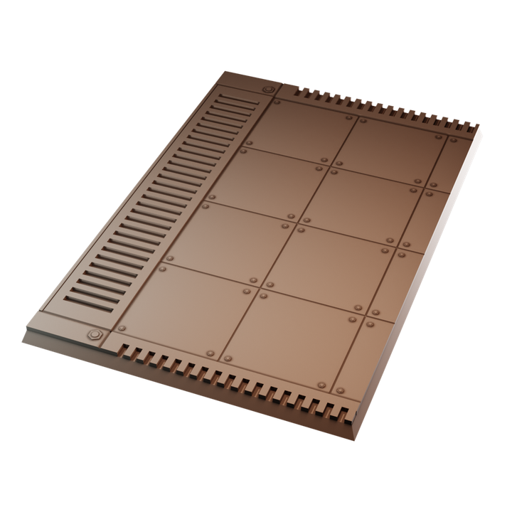 3D Printable Industrial Square Bases by MiniWarGaming