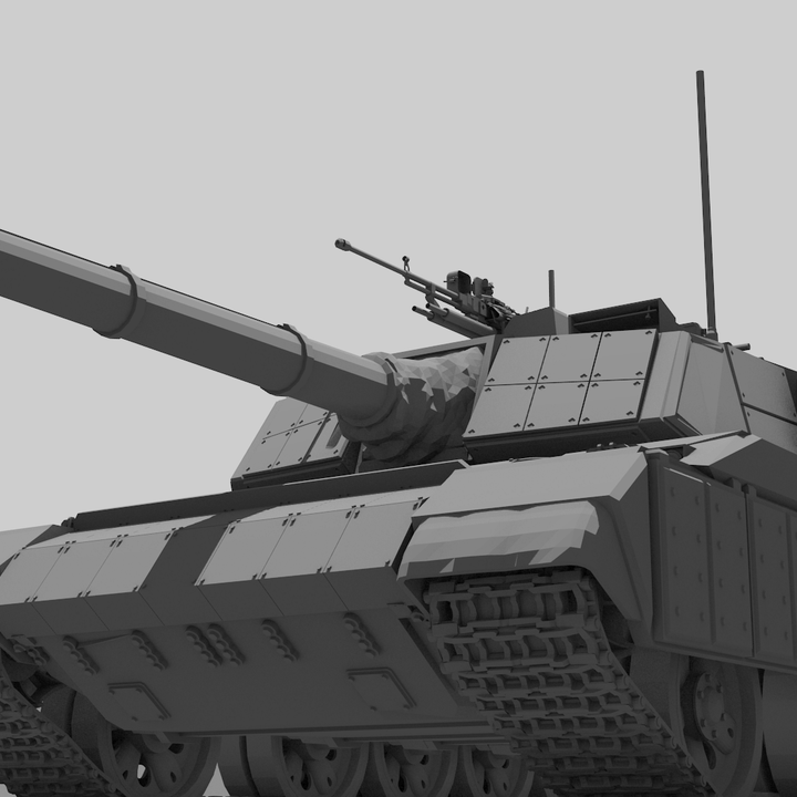 3D Printable VT 3 / Type 59G - 125 MBT by The Military Industrial Complex