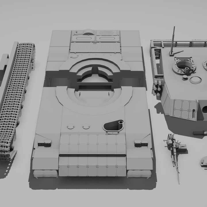 3D Printable VT 3 / Type 59G - 125 MBT by The Military Industrial Complex