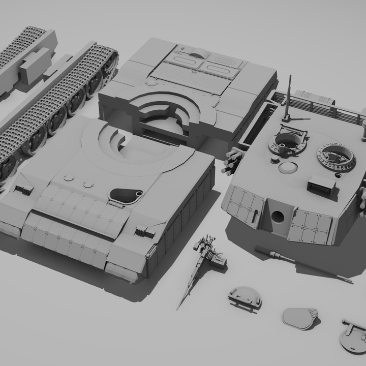 3D Printable VT 3 / Type 59G - 125 MBT by The Military Industrial Complex