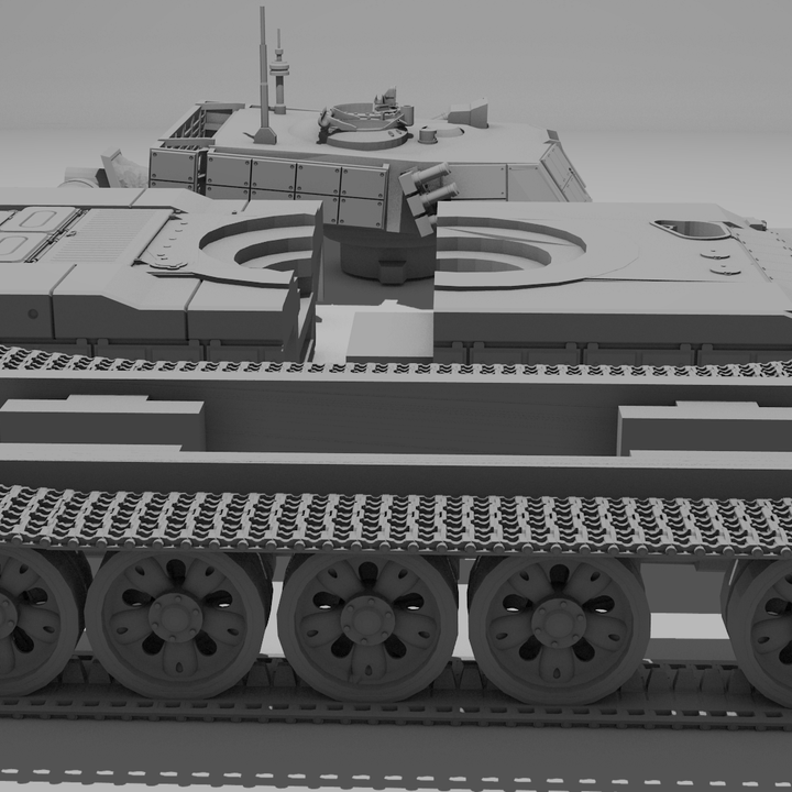 3D Printable VT 3 / Type 59G - 125 MBT by The Military Industrial Complex