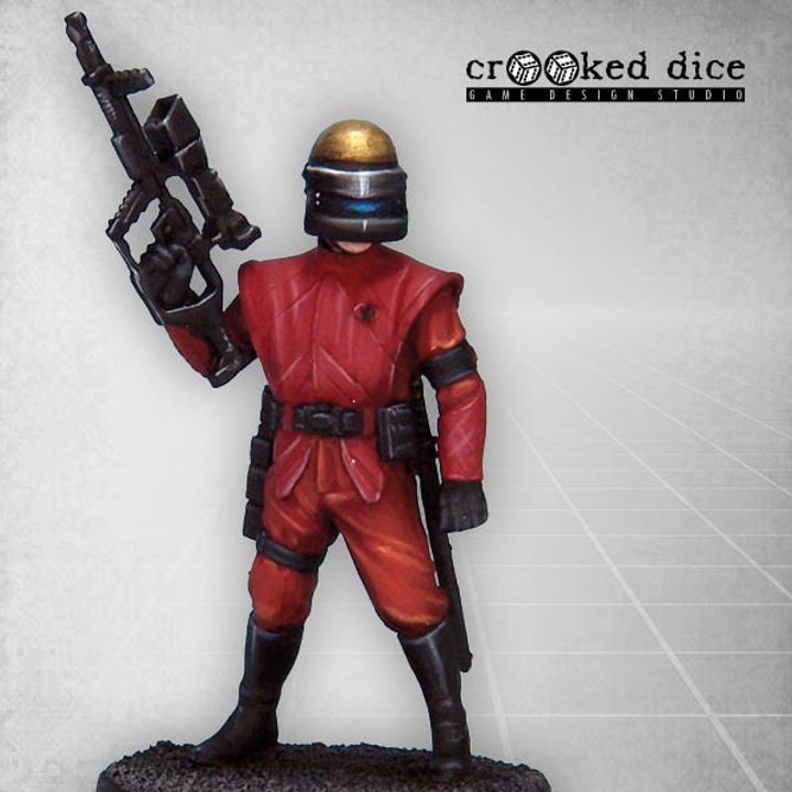 3D Printable Alien Invaders 3 - 4 Miniatures Set by Karl Perrotton