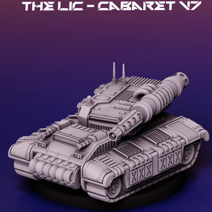 3D Printable The LIC - Cabaret V7 Medium Tank by The Lelanian ...