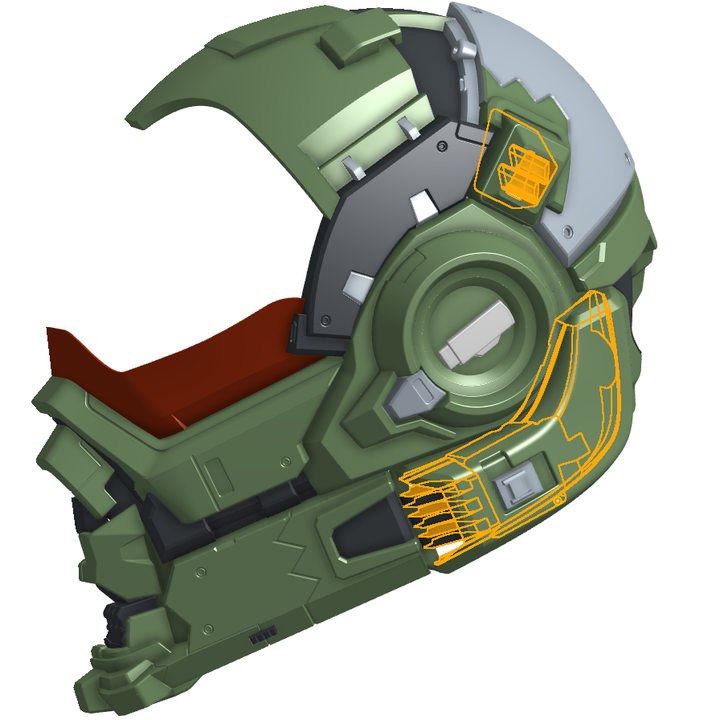 3D Printable Locus Helmet by Aguilar Workshop