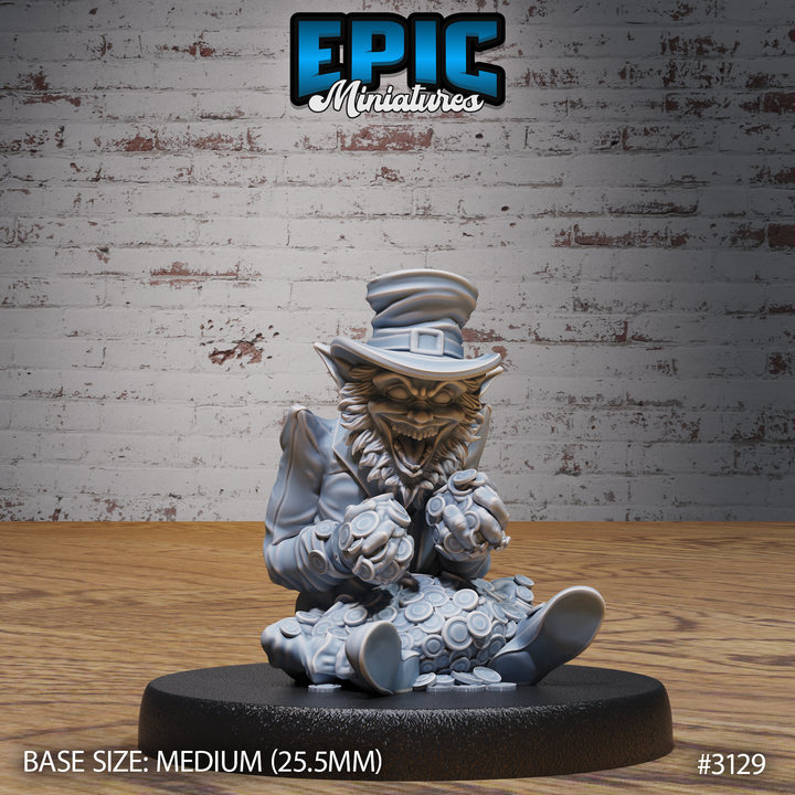 3D Printable Leprechaun Set / Mysterious Fey / Treasure Hunter ...