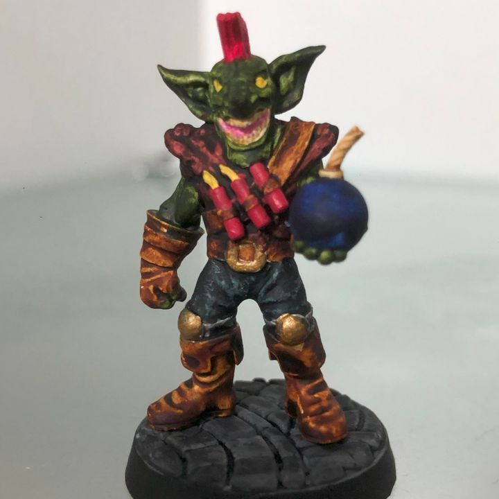3D Print of Wicked Goblin Tribe Bomber / Male Goblinoid / Evil Ogre ...