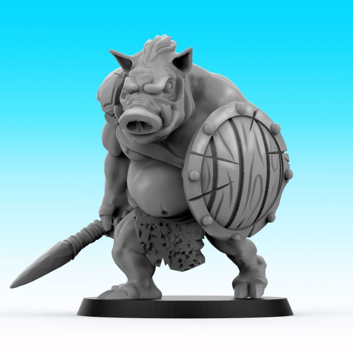 3D Printable Pig Warband by agostini