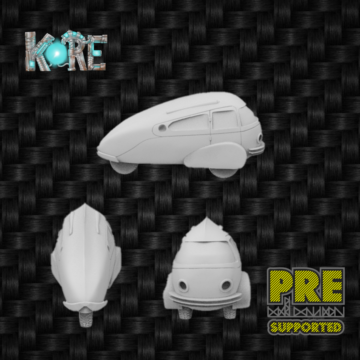 3D Printable Teardrop Van by Kore Games