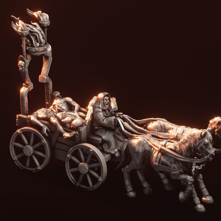 3D Printable Plague Cart by SabertoothCollectibles