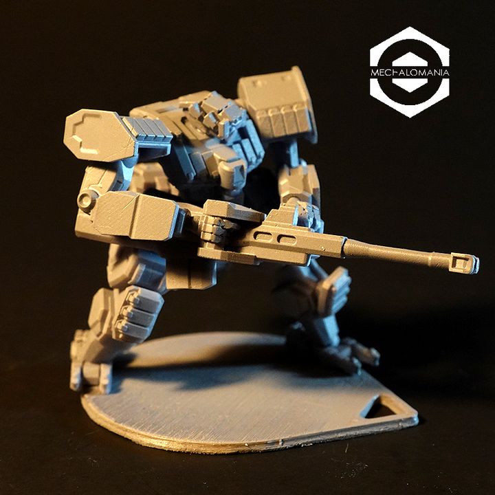 3D Printable Cossack BCV: Anti Material Rifle (Mech) by Rattapoom ...