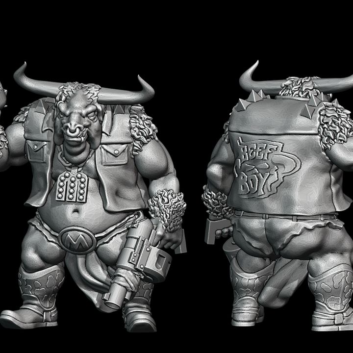 3D Printable Mutant Bandits - The Beef Boys by Red Nebular
