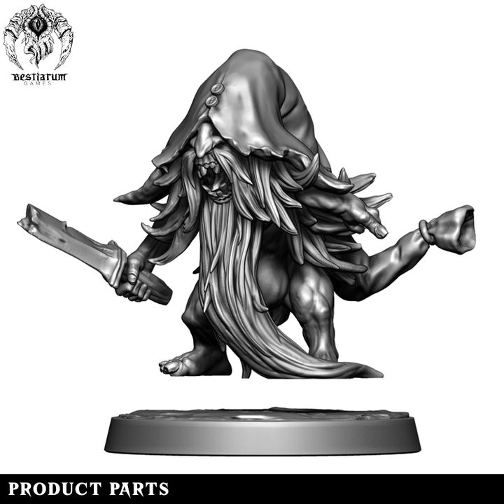 3D Printable Redcap Gnomes x 3 by Bestiarum Miniatures