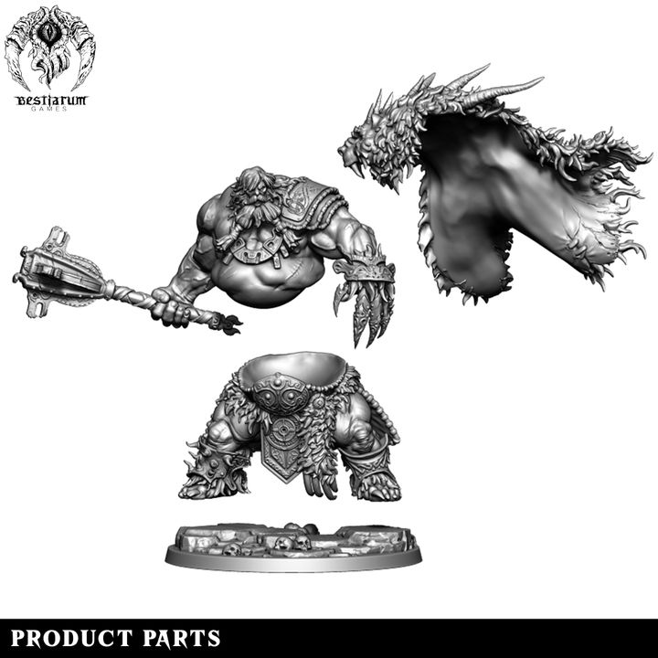 3D Printable Thulean Champion | Warclans of Thule | Viking by Bestiarum ...