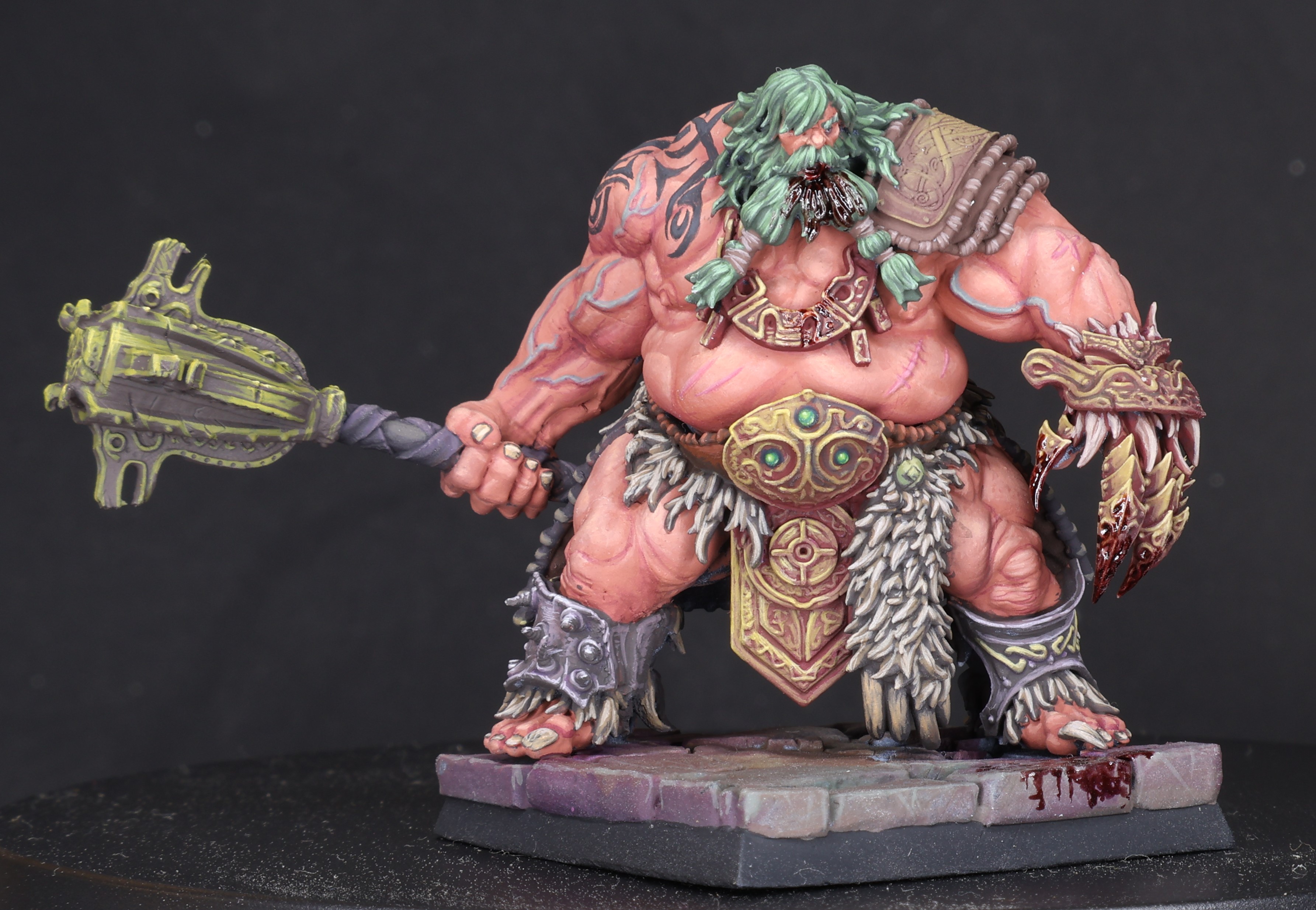 3D Printable Thulean Champion | Warclans of Thule | Viking by Bestiarum ...