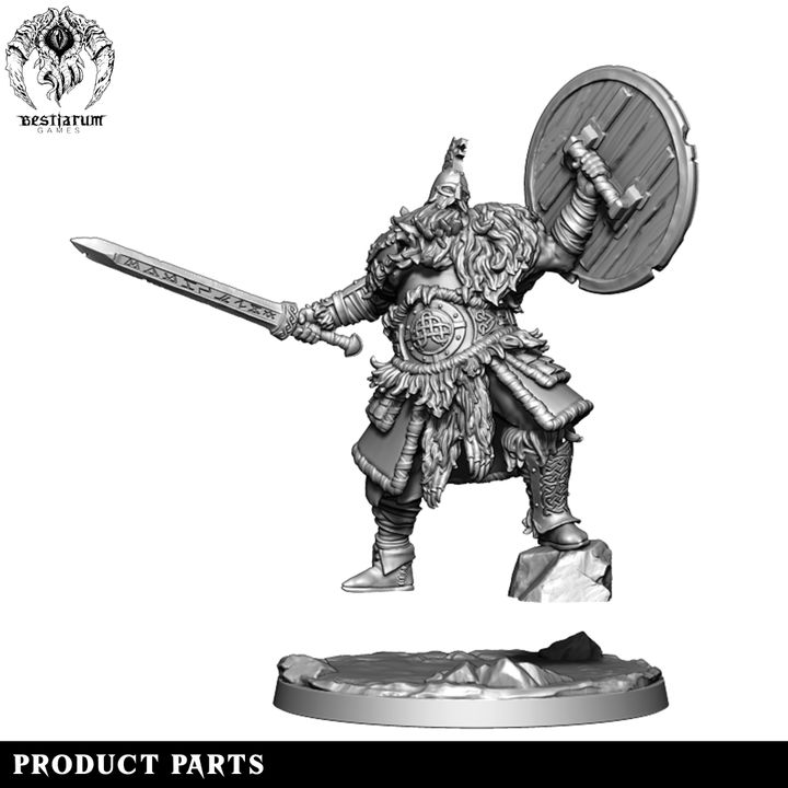 3D Printable Thulean Warriors x3 | Warclans of Thule | Viking by ...