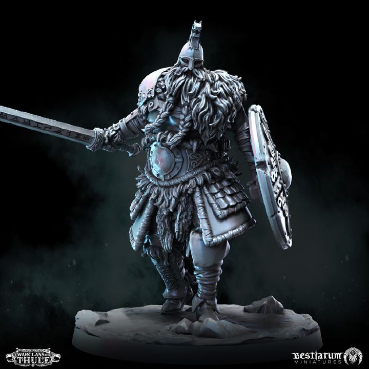 3D Printable Thulean Warriors x3 | Warclans of Thule | Viking by ...