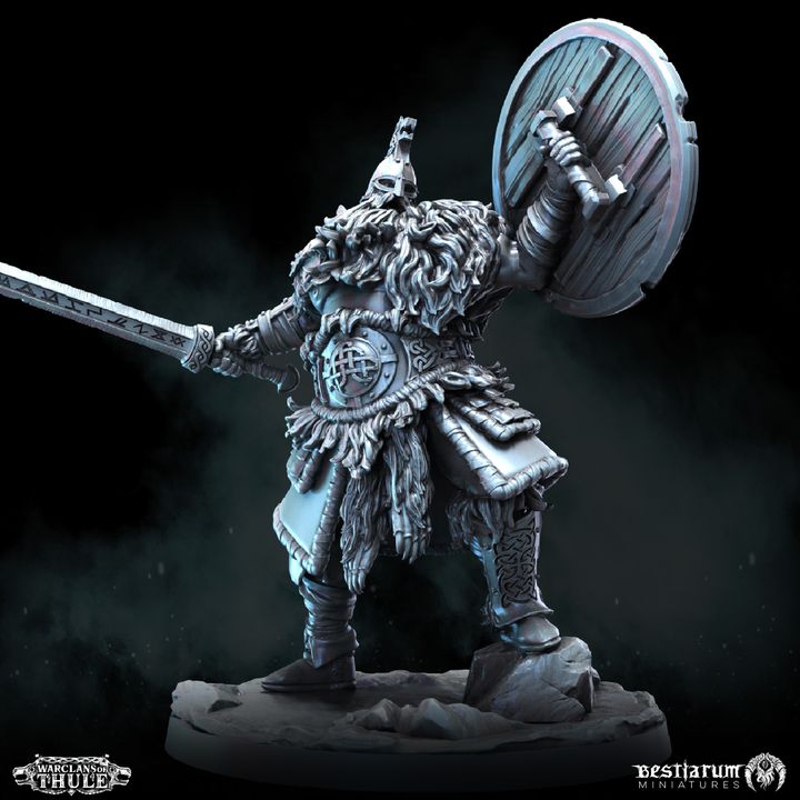 3D Printable Thulean Warriors x3 | Warclans of Thule | Viking by ...