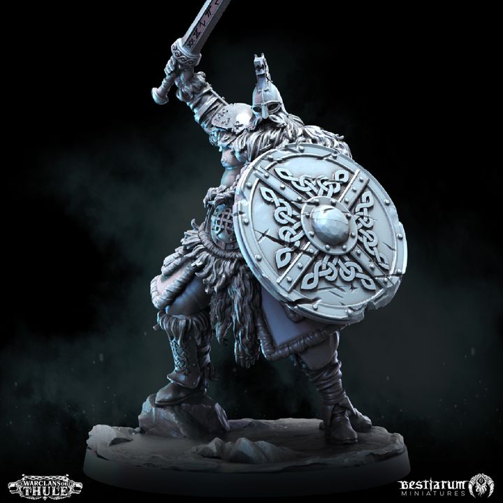 3D Printable Thulean Warriors x3 | Warclans of Thule | Viking by ...