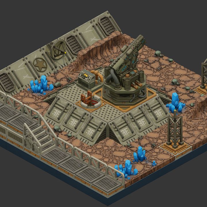 3D Printable THE INFINITE SPACESHIP (Dungeon Blocks) by Dungeon Blocks