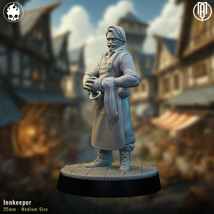 3D Printable Innkeeper by NPC Forge