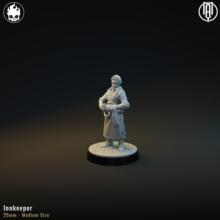 3D Printable Innkeeper by NPC Forge