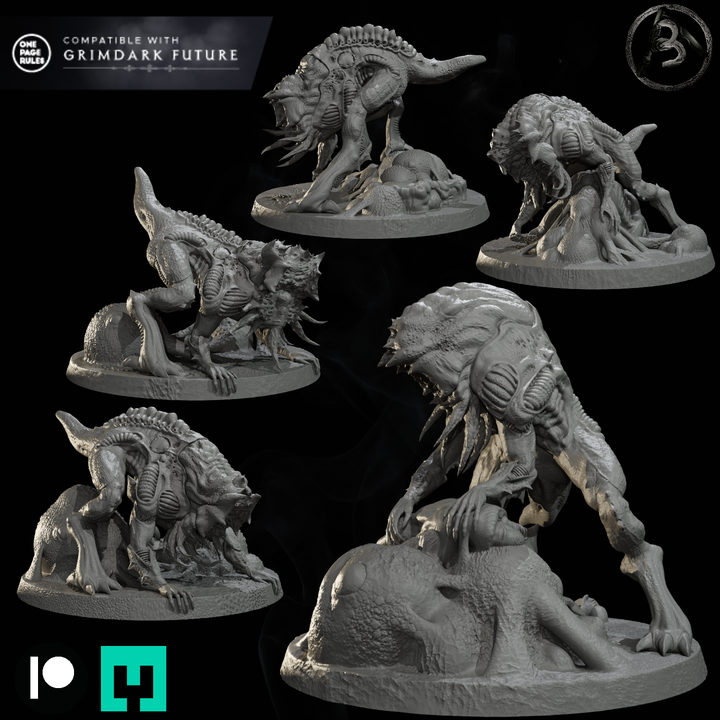 3D Printable TheScourge: Carrion Winds Bundle by bLUARt