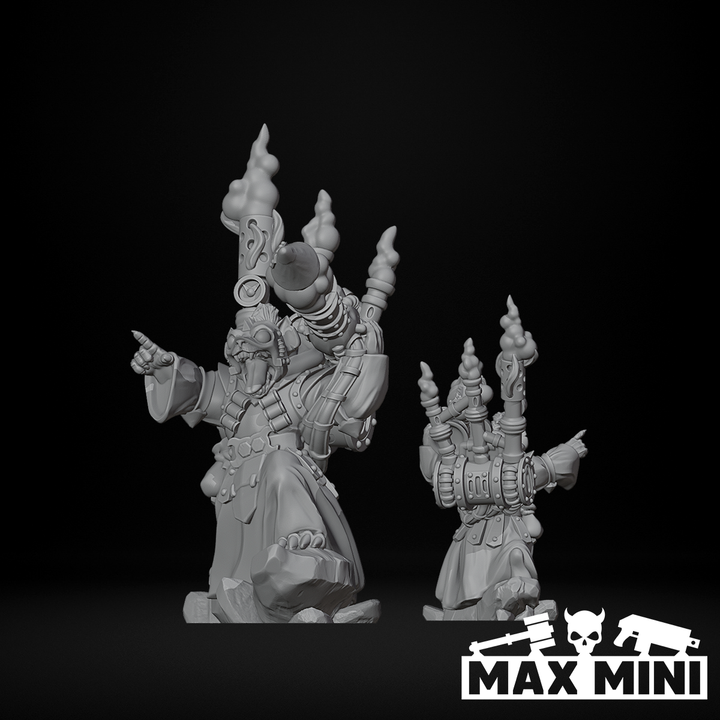 3D Printable Gnoll Rocketeers by Max Mini