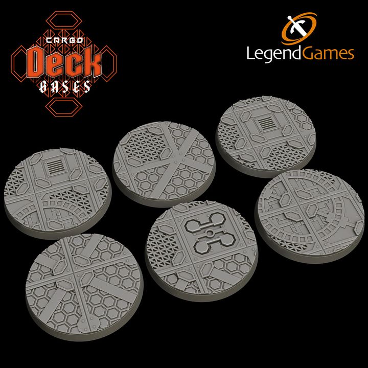 3D Printable LegendGames Complete Deck Bases - all our Sci-Fi Deck ...