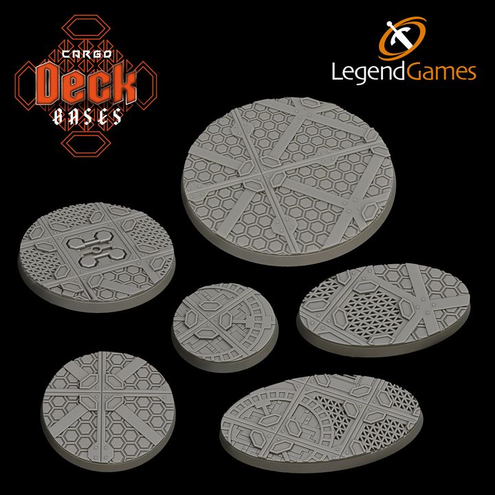 3D Printable LegendGames Complete Deck Bases - all our Sci-Fi Deck ...