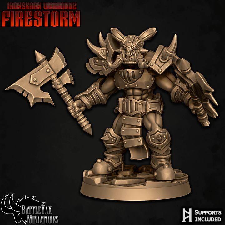 3D Printable Iron'kar Wargrunt (male) Pack by Battle Yak Miniatures