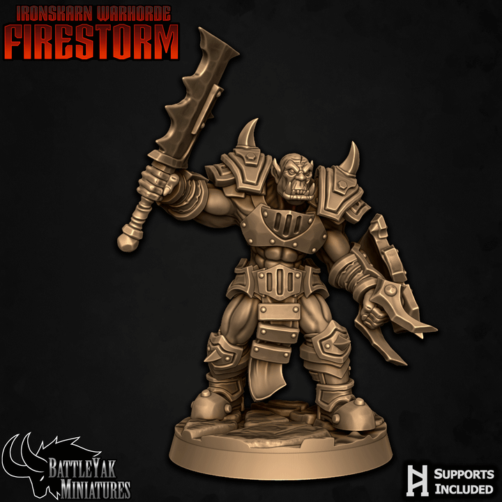 3D Printable Iron'kar Wargrunt (male) Pack by Battle Yak Miniatures