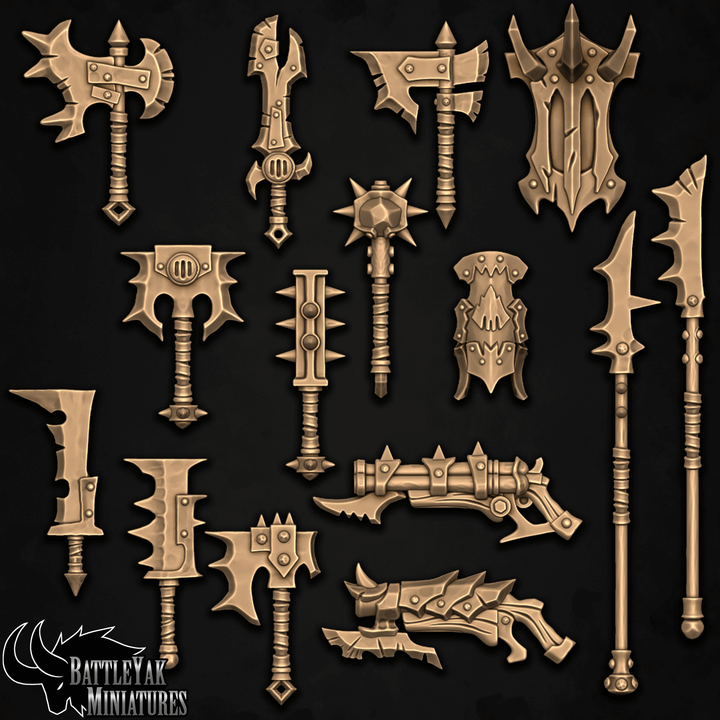 3D Printable Hellhound Rider Pack by Battle Yak Miniatures