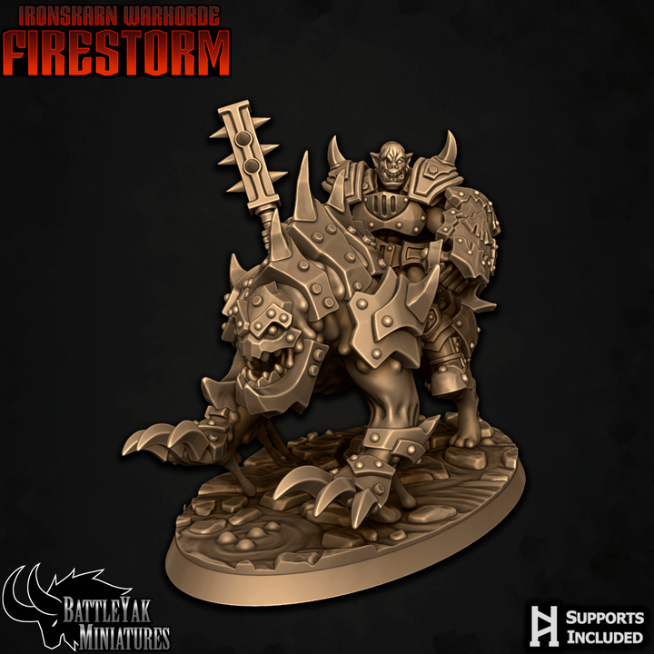 3D Printable Hellhound Rider Pack by Battle Yak Miniatures
