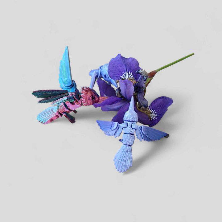3D Printable Hummingbird by The Dragon's Den