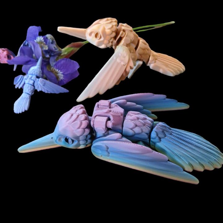 3D Printable Hummingbird by The Dragon's Den