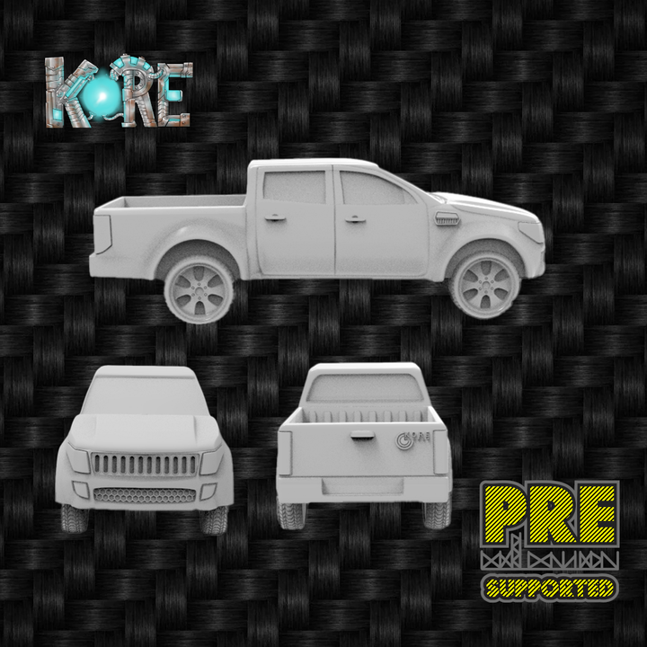 3D Printable Pickup Truck by Kore Games
