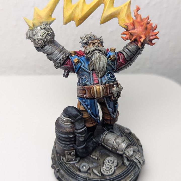 3D Print of Potrus Mechmagic Inventor - pose A by Makerinator