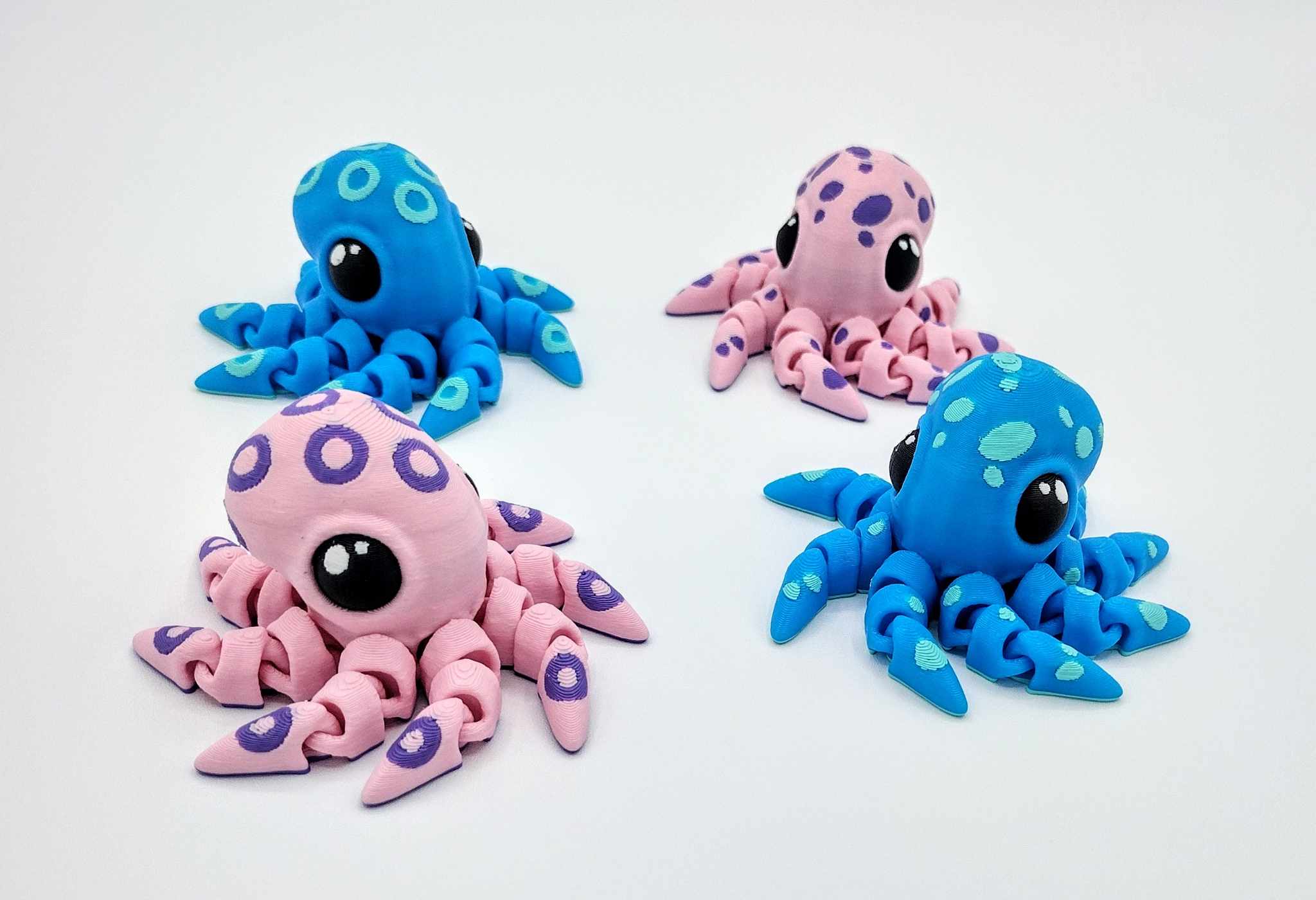 3D Printable Tiny Octopus by Cinderwing3D