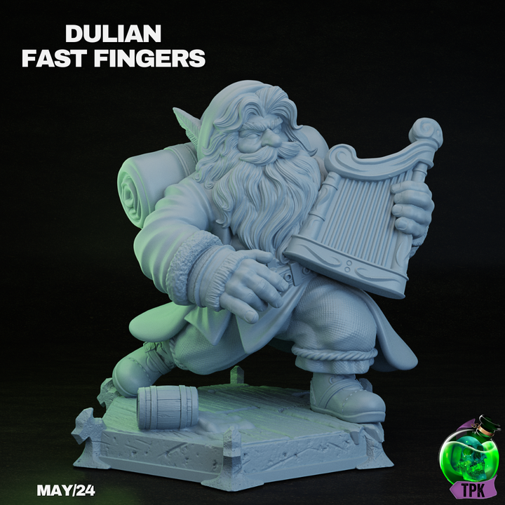 3D Printable Dulian Fast Fingers by TPK Lab