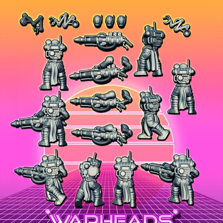 3D Printable Heavy Miners! - Heavy Duty Industrial Beamers! by Orfey