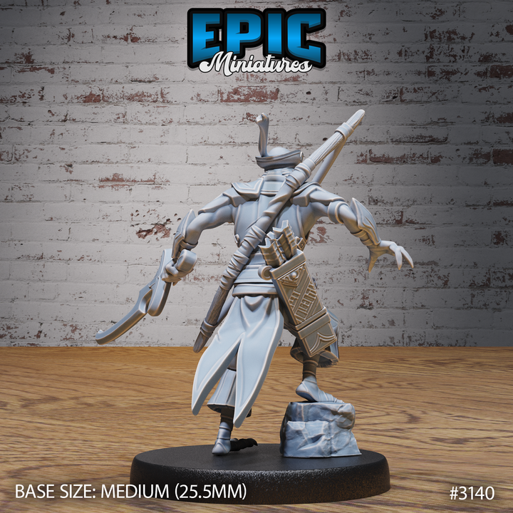 3D Printable Crow Hood Ranger / Bird Folk / Birdfolk Warrior / Raven ...