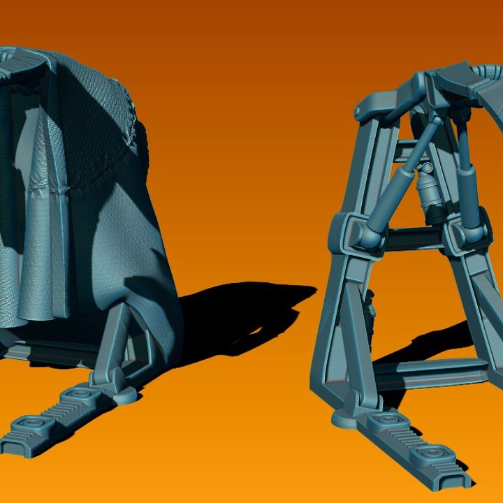 3D Printable Armor Maintenance Lift 2 Pack by Mr. Bugg